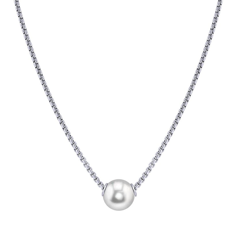 Flora Signature Sterling Silver Pearl Necklace 001-325-00727 - Flora Gems