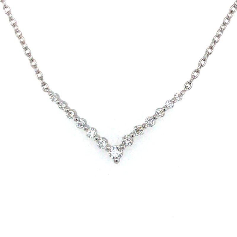 Flora Signature Lab Grown Diamond Necklace 002-161-00104 - Flora Gems