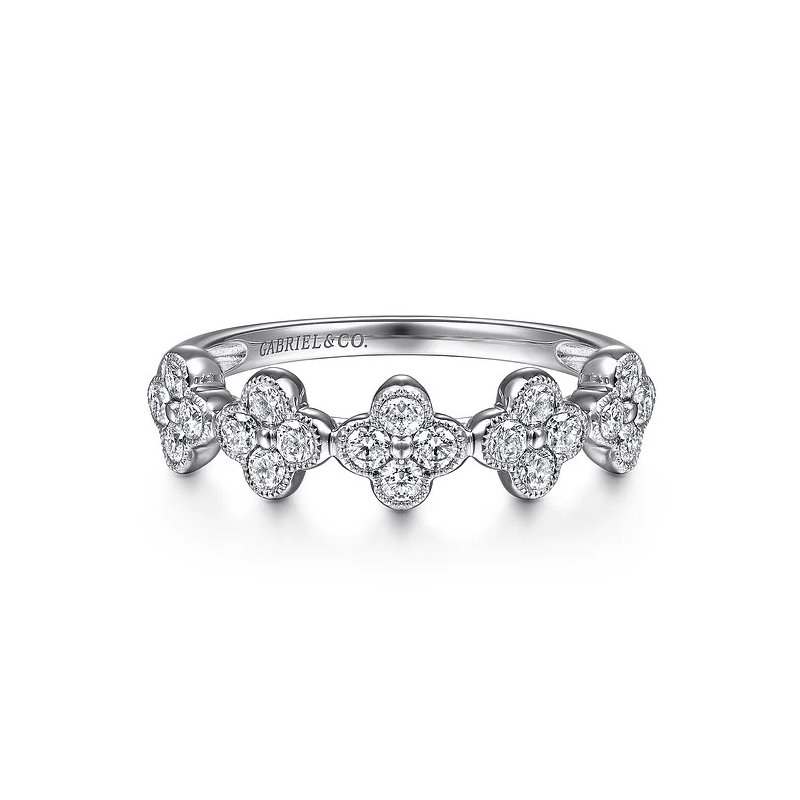 Flora Signature Diamond Stackable Ring 001-155-00266 - Flora Gems