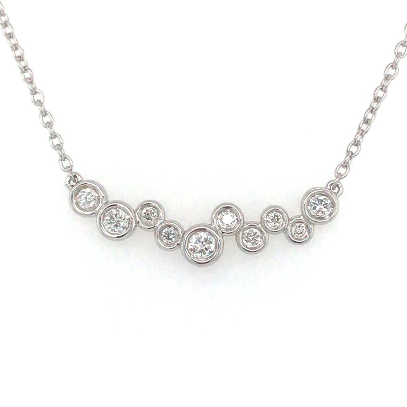 Flora Signature Lab Grown Diamond Necklace 002-161-00172 - Flora Gems