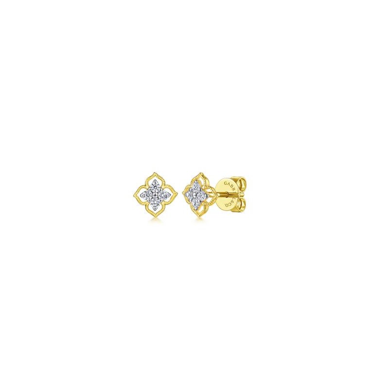 Flora Signature Diamond Earrings 001-150-02065 - Flora Gems