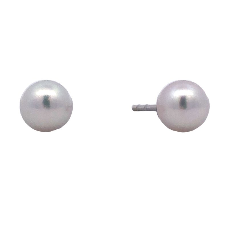 Flora Signature Akoya Pearl Stud Earrings 001-310-00677 - Flora Gems