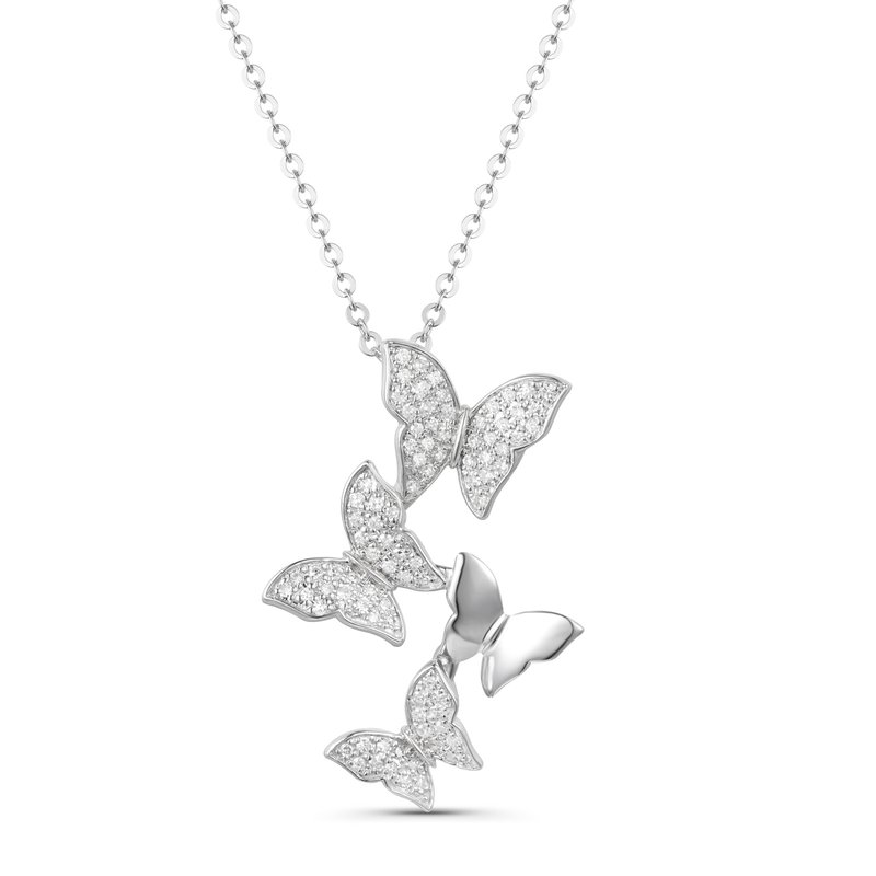 Flora Signature Estate - Diamond Butterfly Necklace 001-818-00372 ...