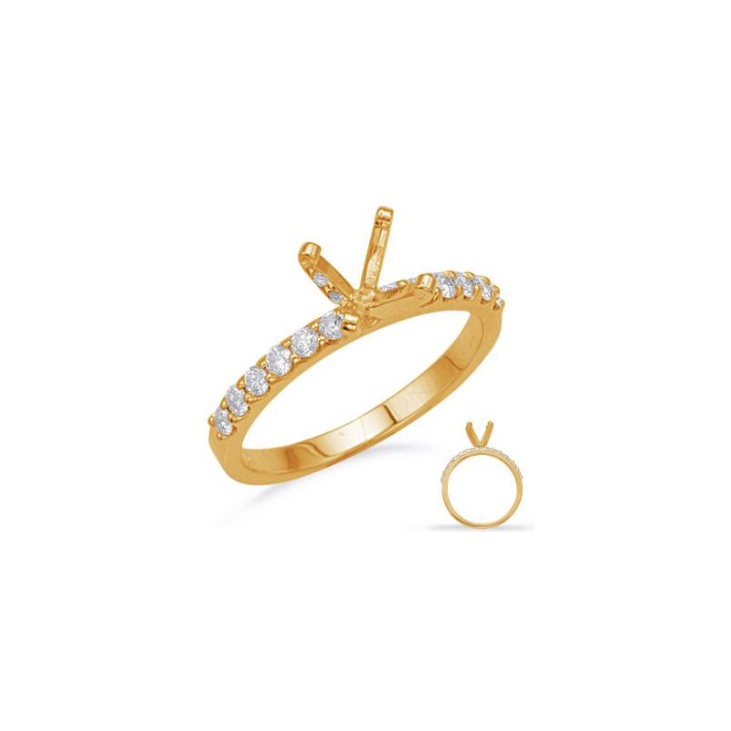 Flora Signature Diamond Engagement Ring 001-100-02985 - Flora Gems