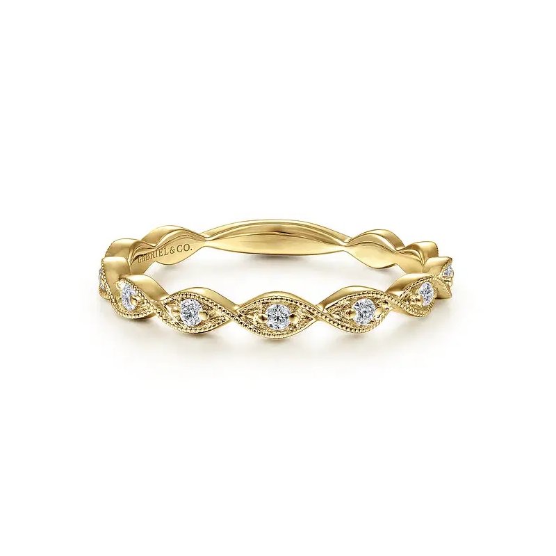 Flora Signature Diamond Stackable Ring 001-155-00320 - Flora Gems