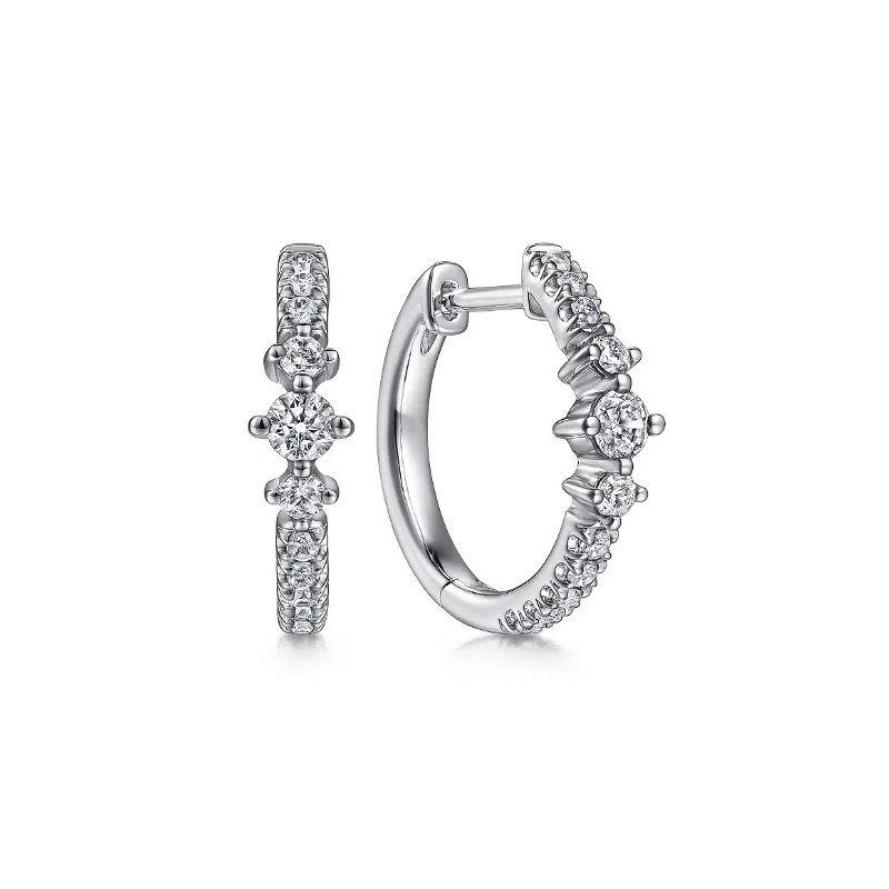 Flora Signature Diamond Earrings 002-150-00816 - Flora Gems