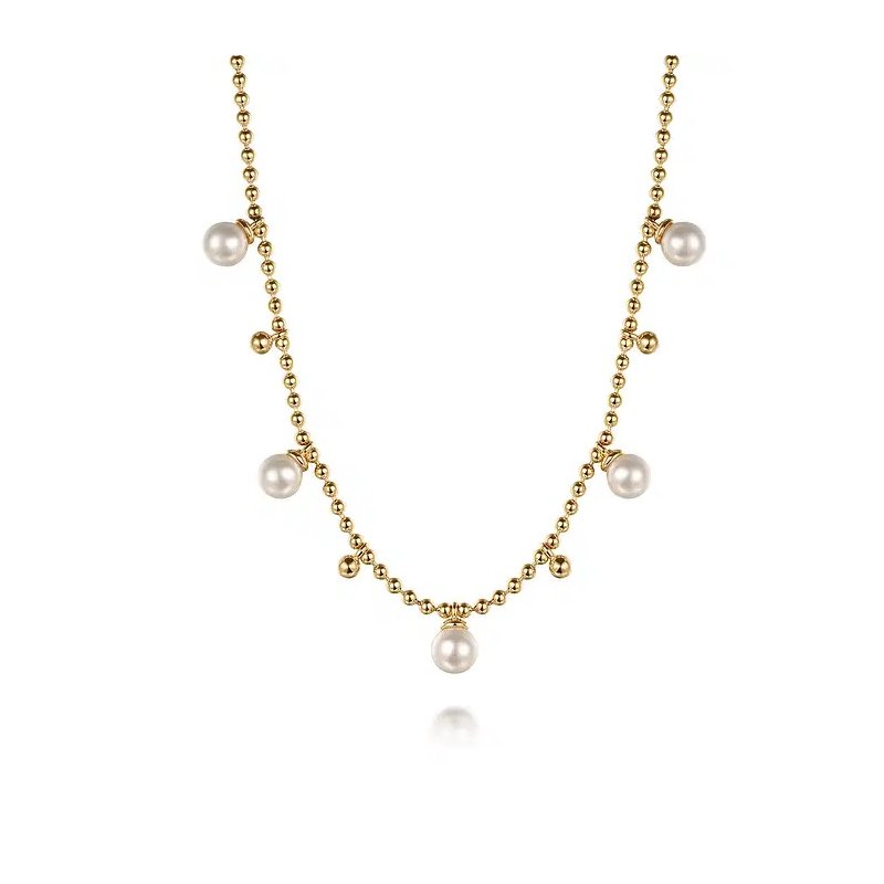 Flora Signature Pearl Necklace 001-325-00726 - Flora Gems