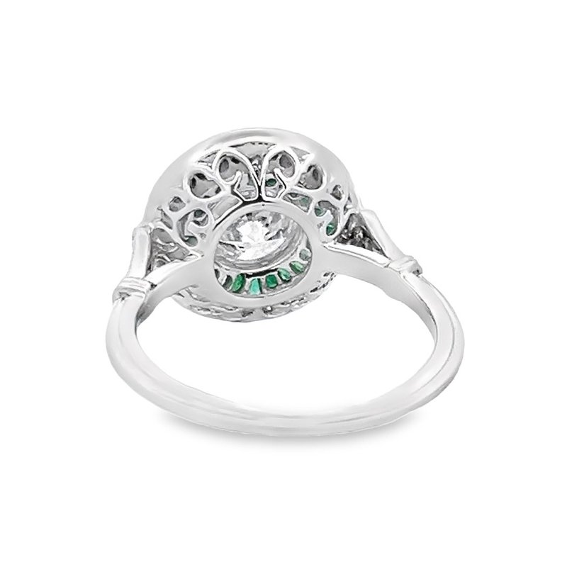 Flora Signature Estate - Emerald and Diamond Ring 002-808-00610 - Flora ...