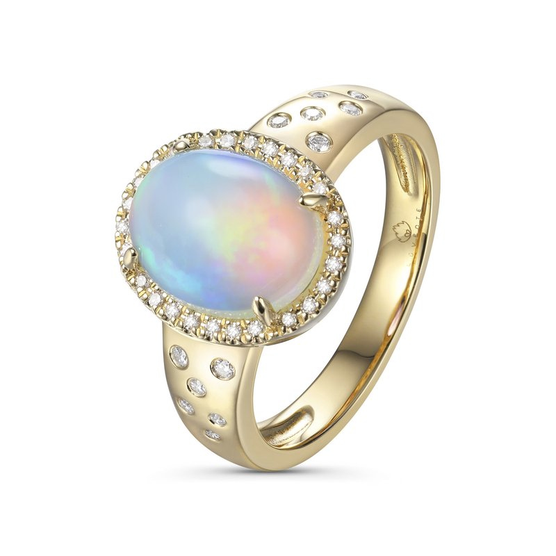 Flora Signature Opal and Diamond Ring 002-200-00536 - Flora Gems