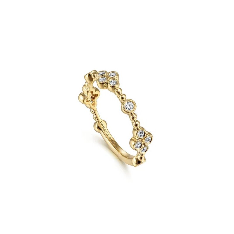Flora Signature Diamond Stackable Ring 001-155-00269 - Flora Gems