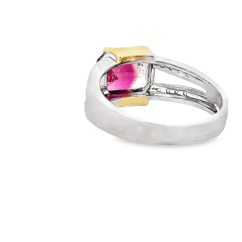 Flora Signature Tourmaline and Diamond Ring 001-200-01469 - Flora Gems