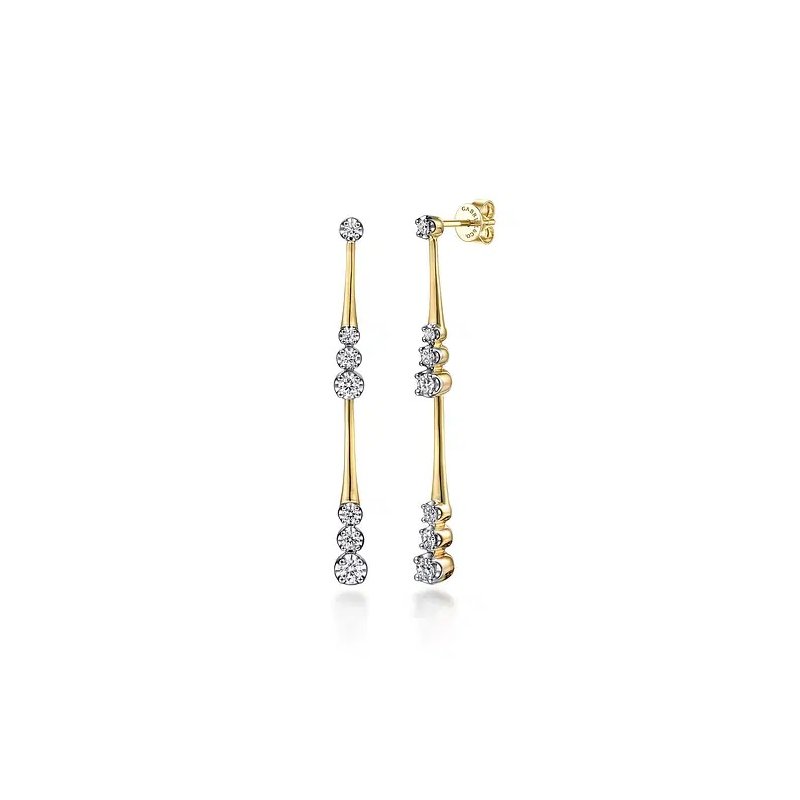 Flora Signature Diamond Earrings 001-150-02075 - Flora Gems