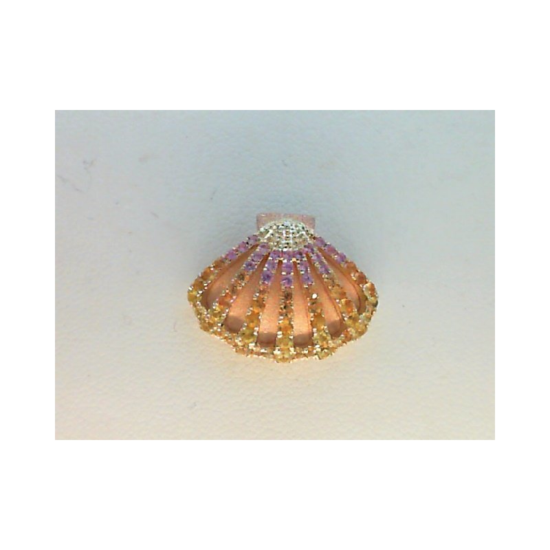 Denny Wong Designs 14Kt. Yellow Gold Fancy Colored Genuine Sapphire ...