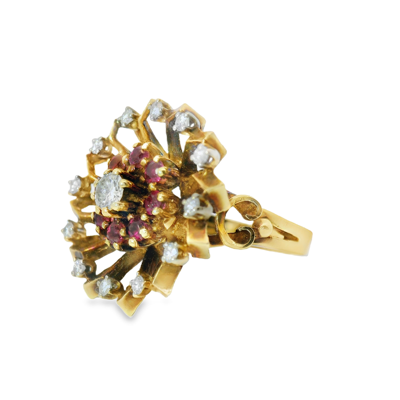 Northeastern Jewelry Signature Collection 14K YELLOW GOLD RUBY ...
