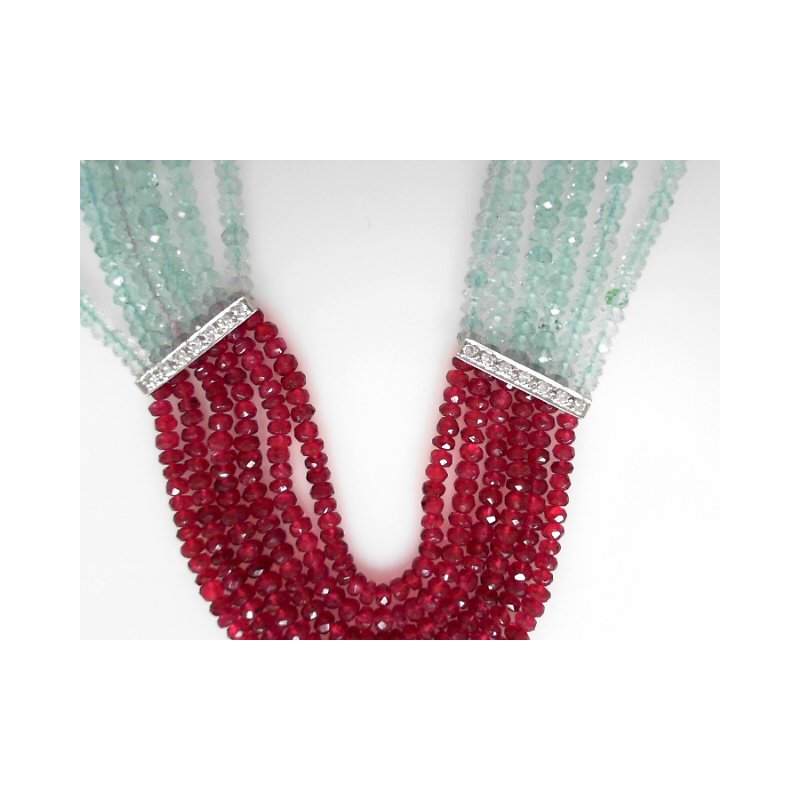 Northeastern Jewelry Signature Collection 18K WHITE GOLD RUBY ...