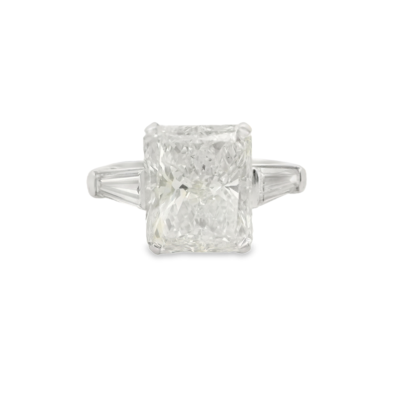Northeastern Jewelry Signature Collection PLATINUM 4.01CT RADIANT ...