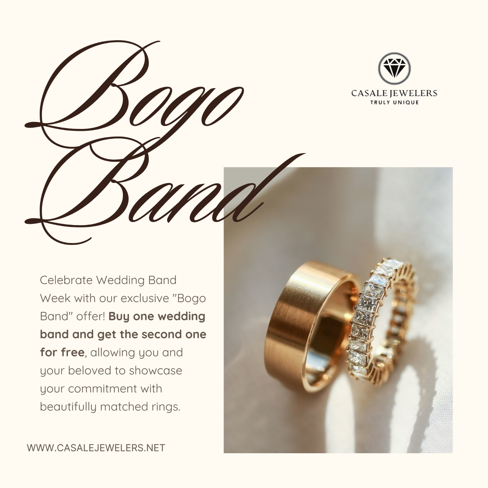 Wedding Band Weekend | Buy One, Get One Free | Casale Jewelers Staten ...