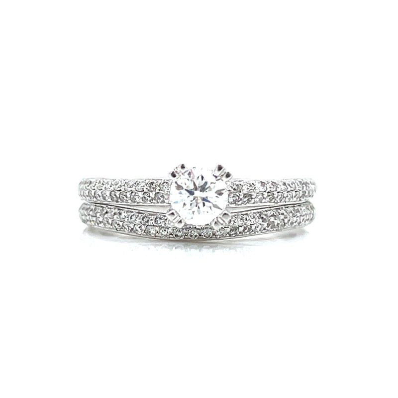 Bryan Beauties Resplendent Diamond Wedding Set 123767 - Bryan Jewelry