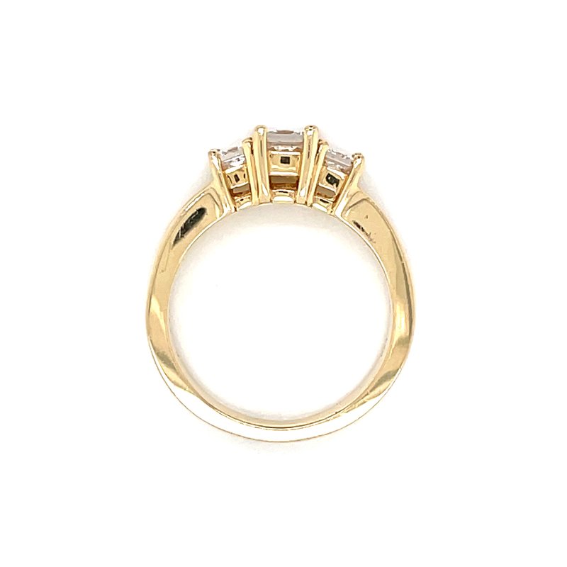 Bryan Beauties 1 1/2ctw Princess Cut Three Stone -14ky 121931 - Bryan ...