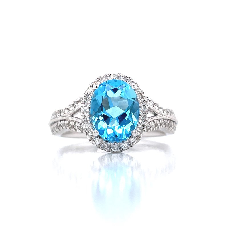 Bryan Beauties Lavish & Refreshing Blue Topaz Ring RE3227BT - Bryan Jewelry