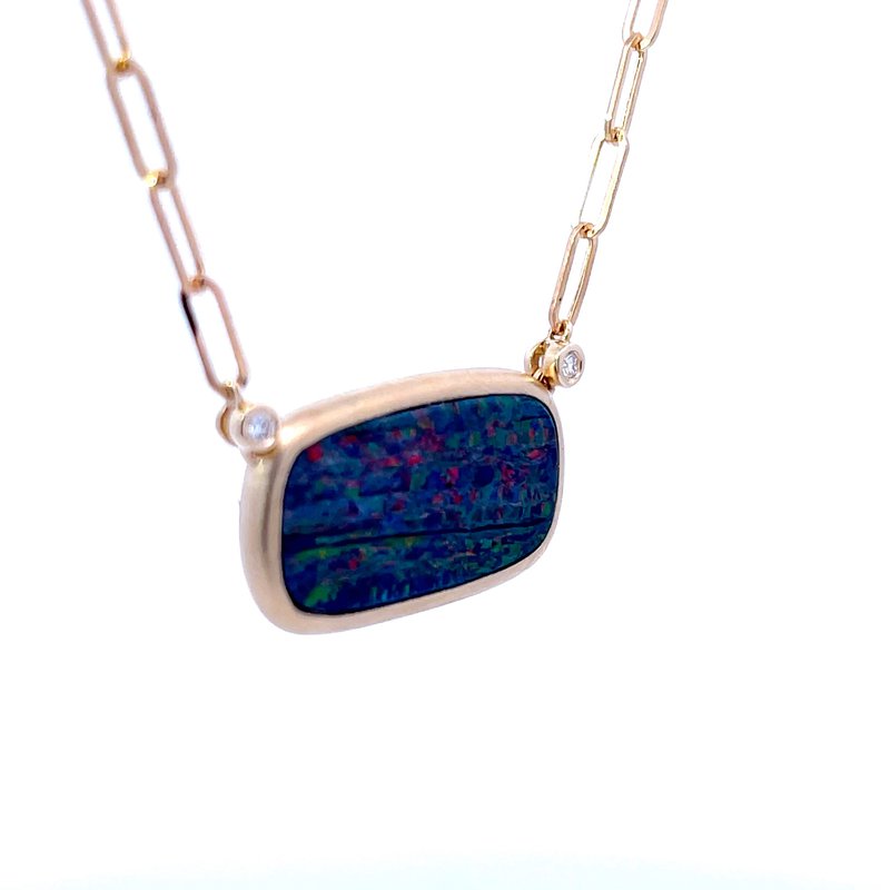 Bryan Beauties Sensational Boulder Opal Necklace 235-00136 - Bryan Jewelry