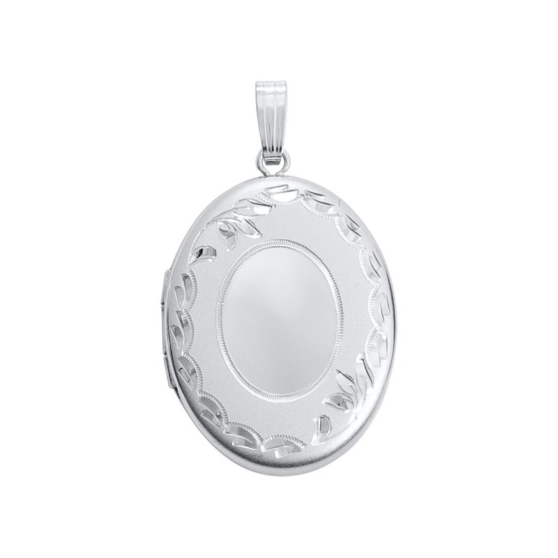 Marathon Oval Locket - 25mmx20mm F1229 - Bryan Jewelry