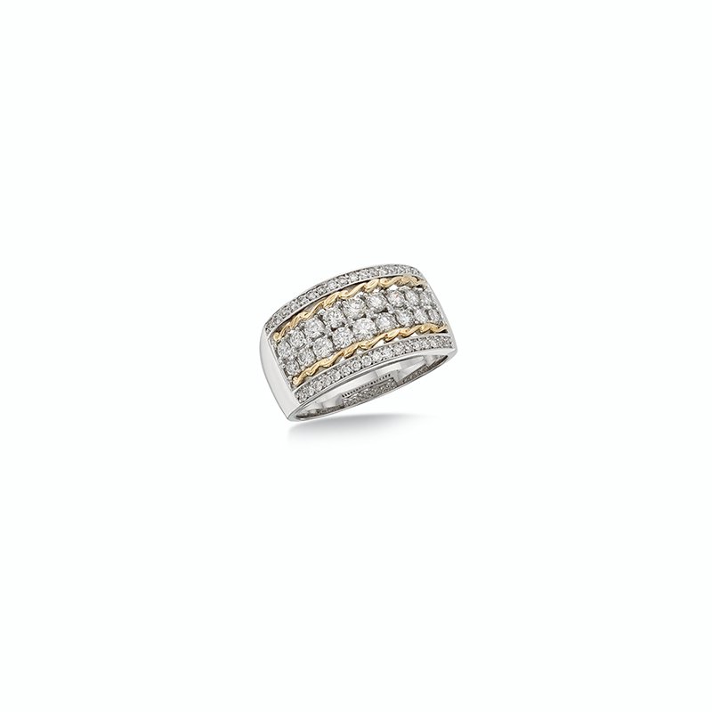 Bryan Beauties Wide Diamond Band WR2043KTT - Bryan Jewelry