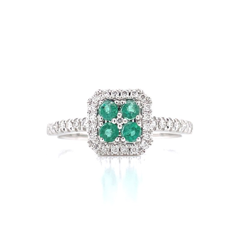 Bryan Beauties Flatters with Emeralds RE2445EM - Bryan Jewelry