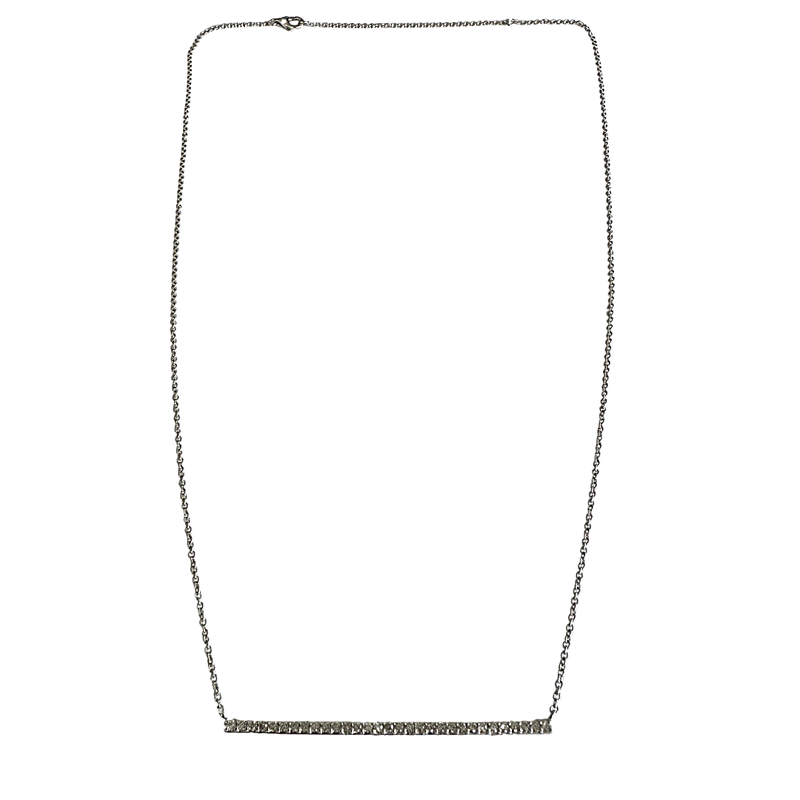 Heera Moti Diamond Bar Necklace 165-1080 - Hurdle's Jewelry