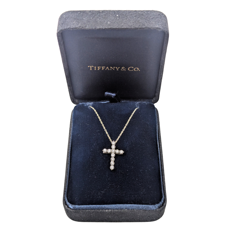 Antique, Estate & Consignment Platinum and Diamond Cross Pendant on ...