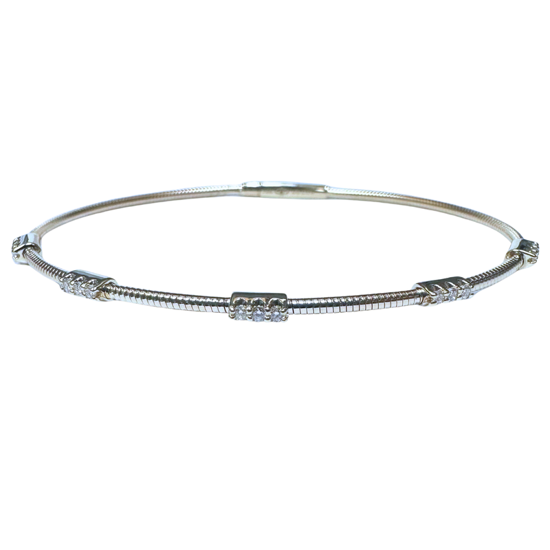 IDD Jewelry Diamond Segment Flexible Bracelet 170-593 - Hurdle's Jewelry