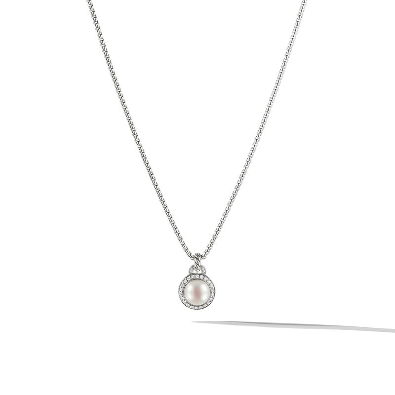 David Yurman Pearl Necklace with Diamonds 883932776959 Joseph Anthony