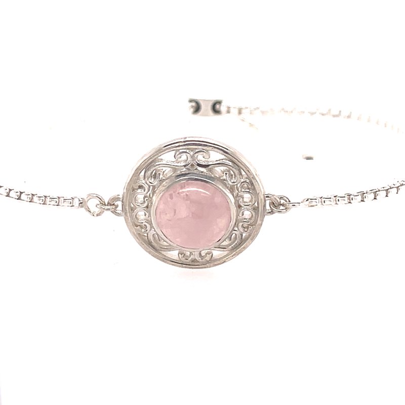 Sterling Silver and Rose Quartz