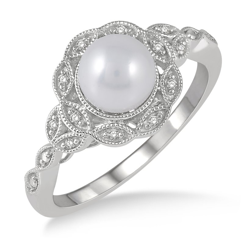 Gold Casters Special Collection Pearl of Life Ring 88319SSSLRG - Gold ...