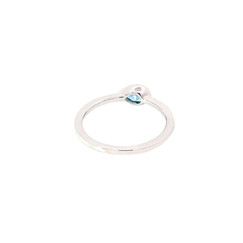 Stanton Blue Topaz Ring 200-00889 - Payne Anthony Creative Jewelers