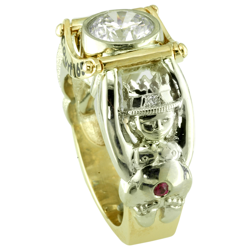 Shriner Jewelry Shrine Ring Style 1600 1600 - Faini Designs Jewelry ...