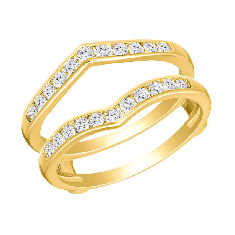 Greenberg's 14K YG 1/2ctw Diamond Insert Ring 381-31202 - Greenberg's ...