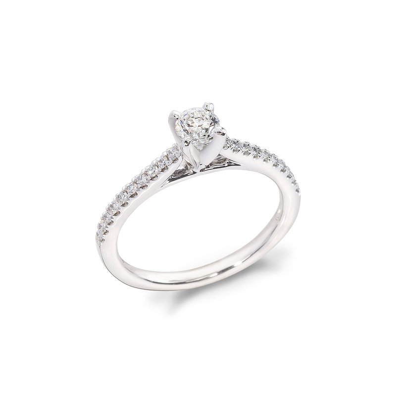 Levy Creations Split Prong Set Cathedral Engagement Ring 5317 - Bradley ...