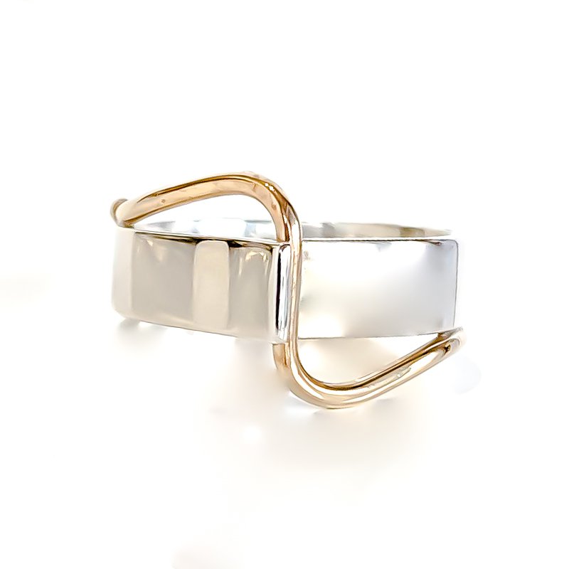 Constantine Designs Two-Tone River Ring 8-5 - Herbin Jewellers