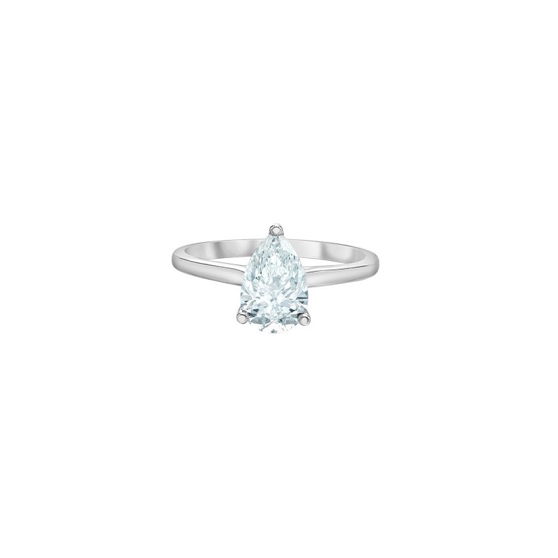Diamond Evolution 1.53CT Pear Shaped Lab Grown Diamond Engagement Ring ...