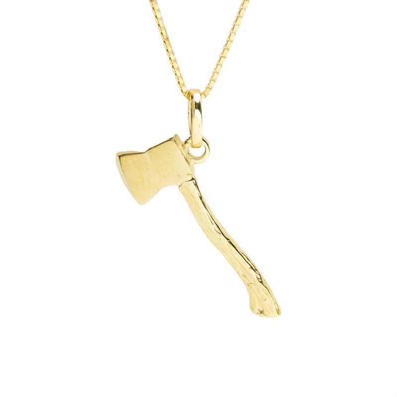 Acadia Jewellery Yellow Gold Axe 14-01-054 - Herbin Jewellers