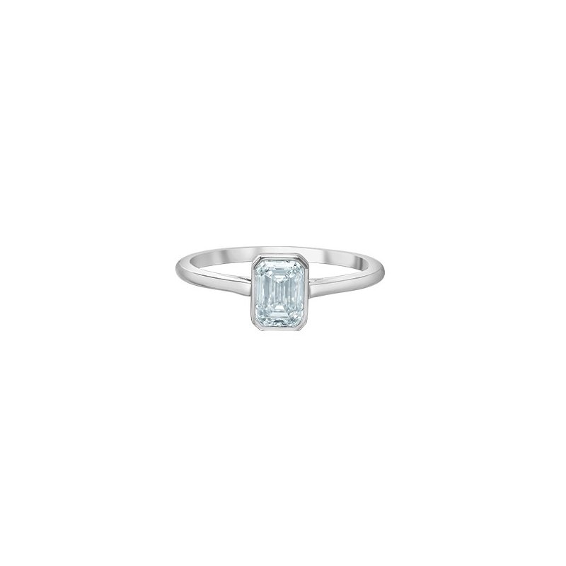 Diamond Evolution 1.50CT Emerald-Cut Lab Grown Diamond Engagement Ring ...