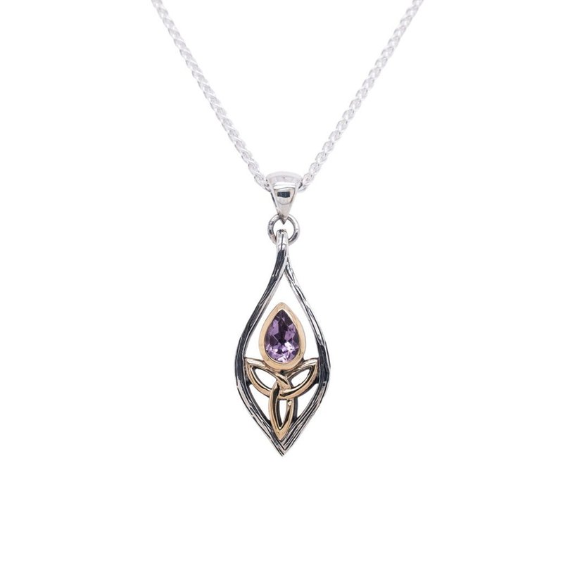 Keith Jack Guardian Angel Necklace with Amethyst PPX8397-AM - Herbin ...