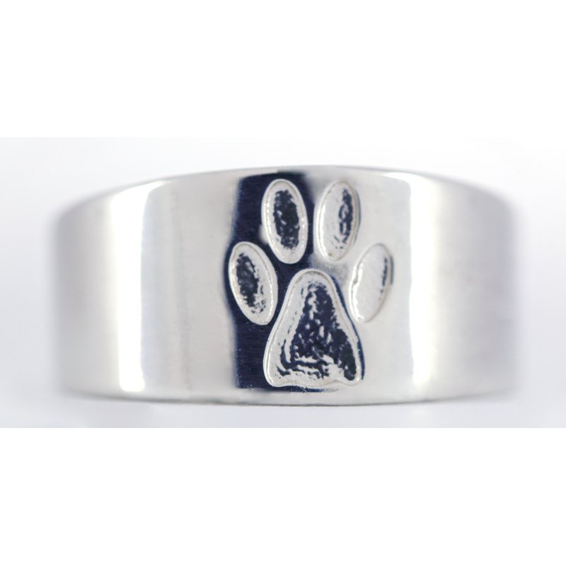 Equestrian Jewelry Sterling Silver Dog Paw Ring 820-00199 - Churchwell ...
