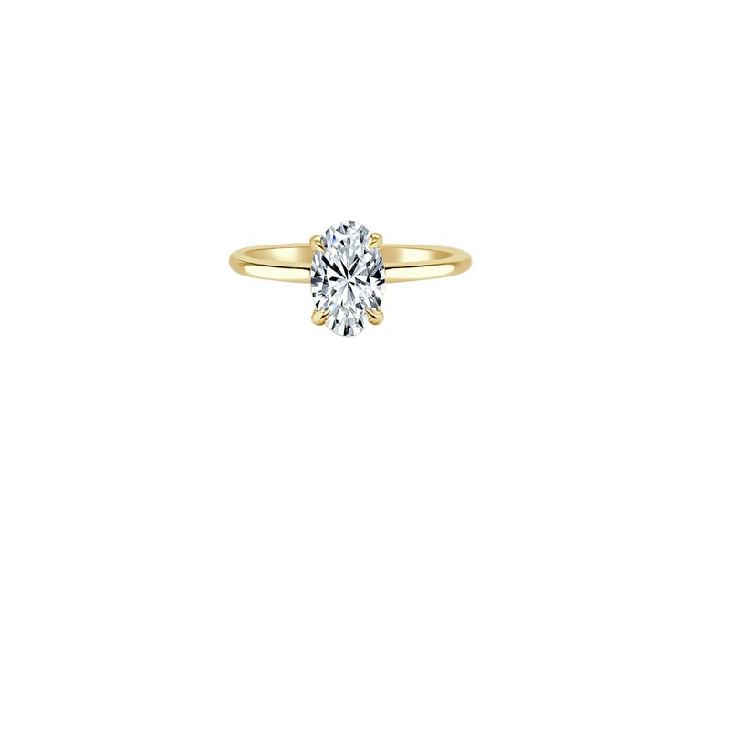 Goodman & Sons Signature 14KY 1.02CT OVAL SOLIATIRE ENG RING 00626 ...