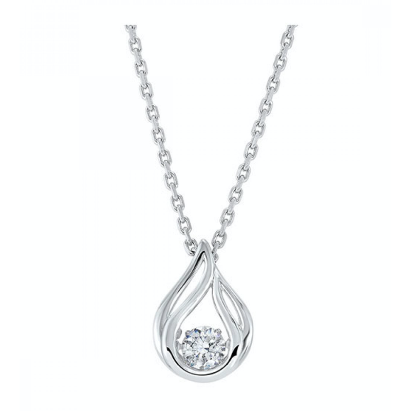 Goodman & Sons Signature SS FLOATING CZ FASHION NECKLACE 4403439709 ...