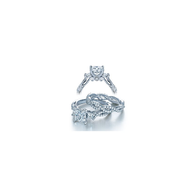 Verragio Verragio Insignia-7055P - 14k White Gold Diamond Engagement ...