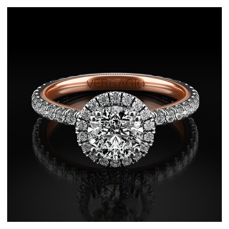 Verragio Verragio Tradition Collection Round Halo TR150HR-2WR TR150HR ...