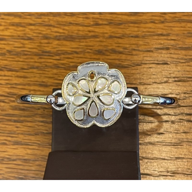 Kovel Sealife Sterling Silver White Mother of Pearl Sand Dollar Topper ...