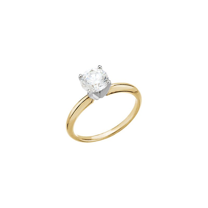 Gallery Designs 14K Yellow 4-Prong Solitaire Setting Only LG170401030 ...